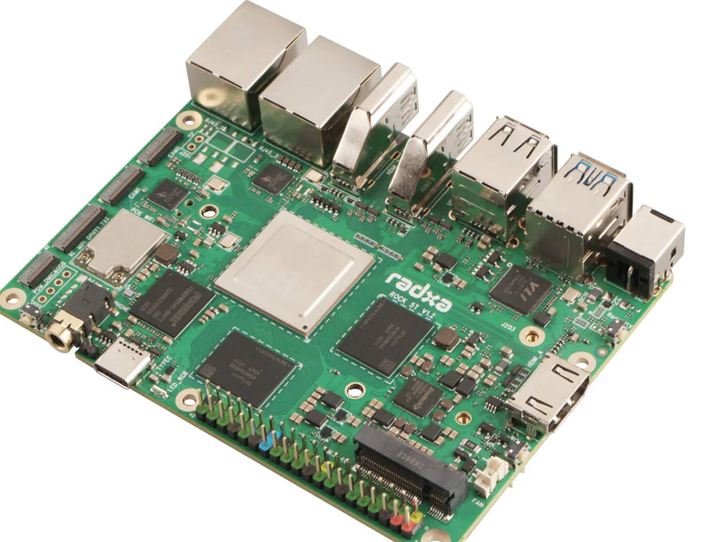 Raspberry Альтернатива Pi 5 SBC Radxa Rock 5T предлагает до 32 ГБ ОЗУ и два слота M.2 ...