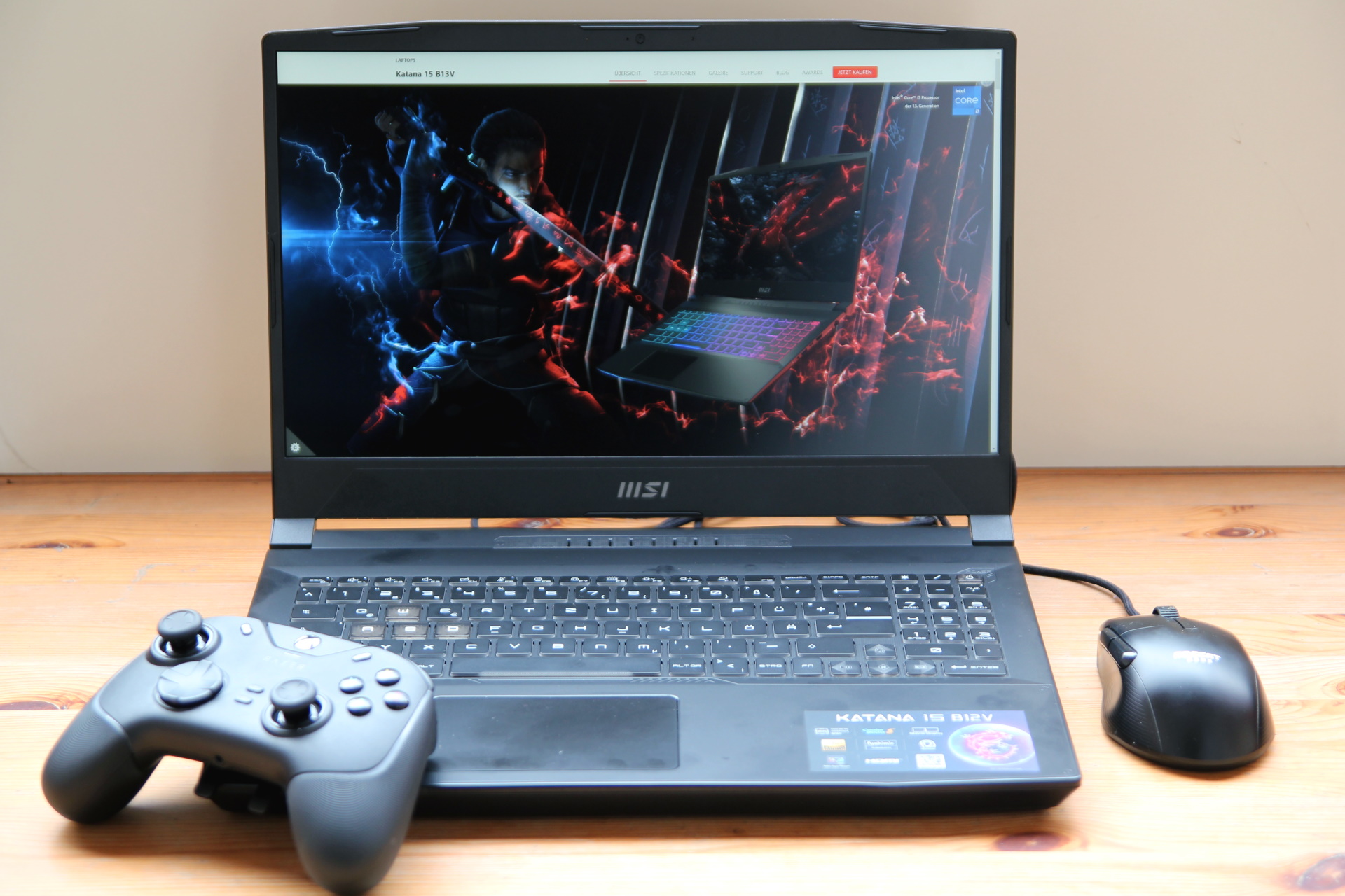 MSI Katana 15 B12VEK - notebookcheck-ru.com Библиотека